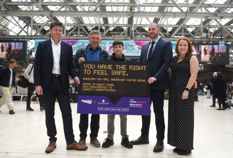 National rail campaign urges Scots to report crime anonymously ...